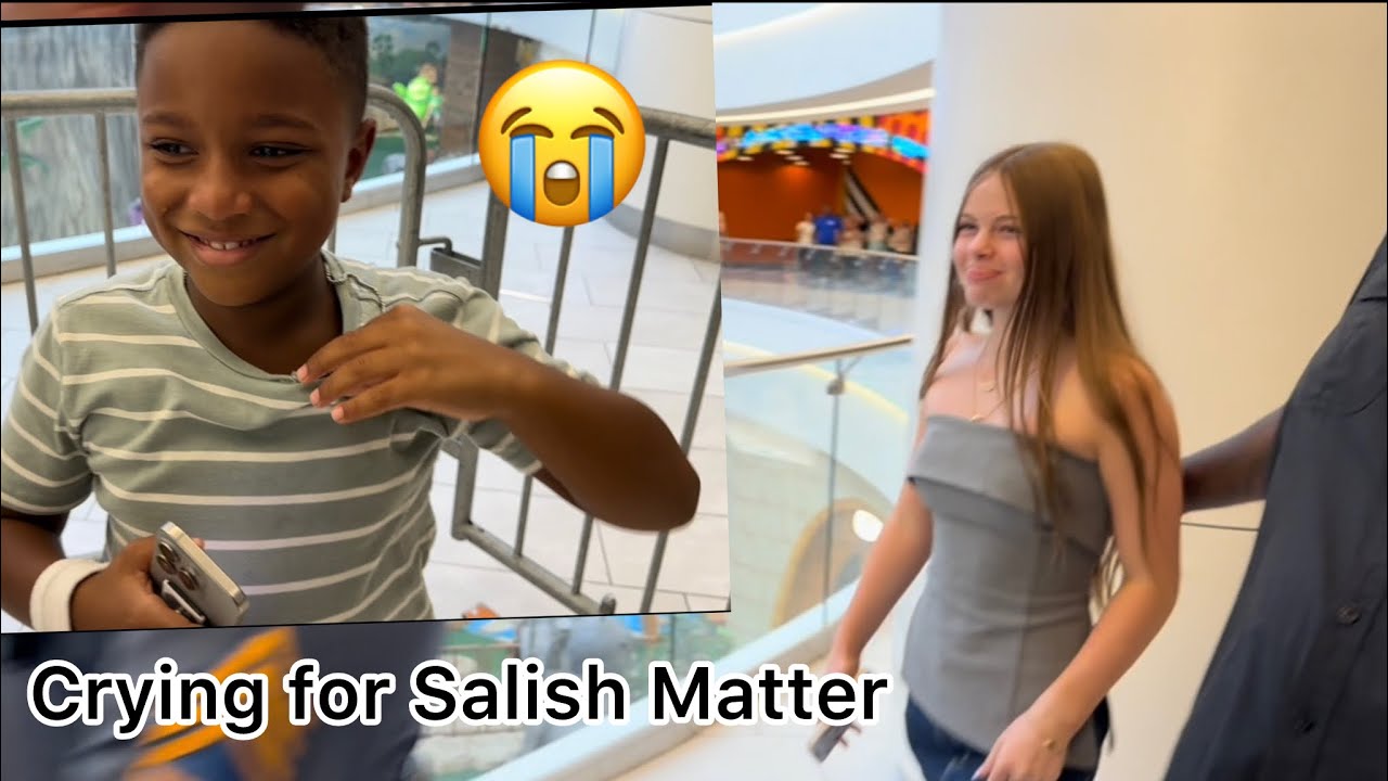 My Son CRIED Meeting Salish Matter at American Dream Mall 😭💙 - YouTube