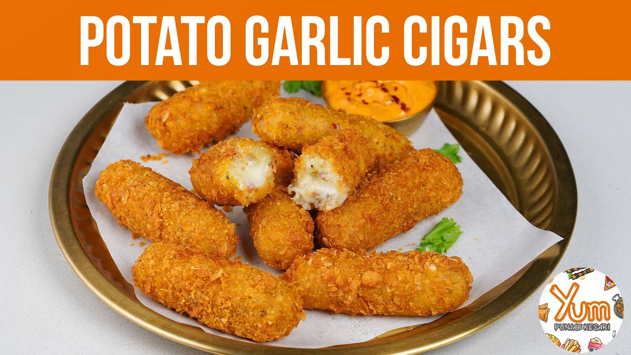 Potato Garlic Cigars - YouTube