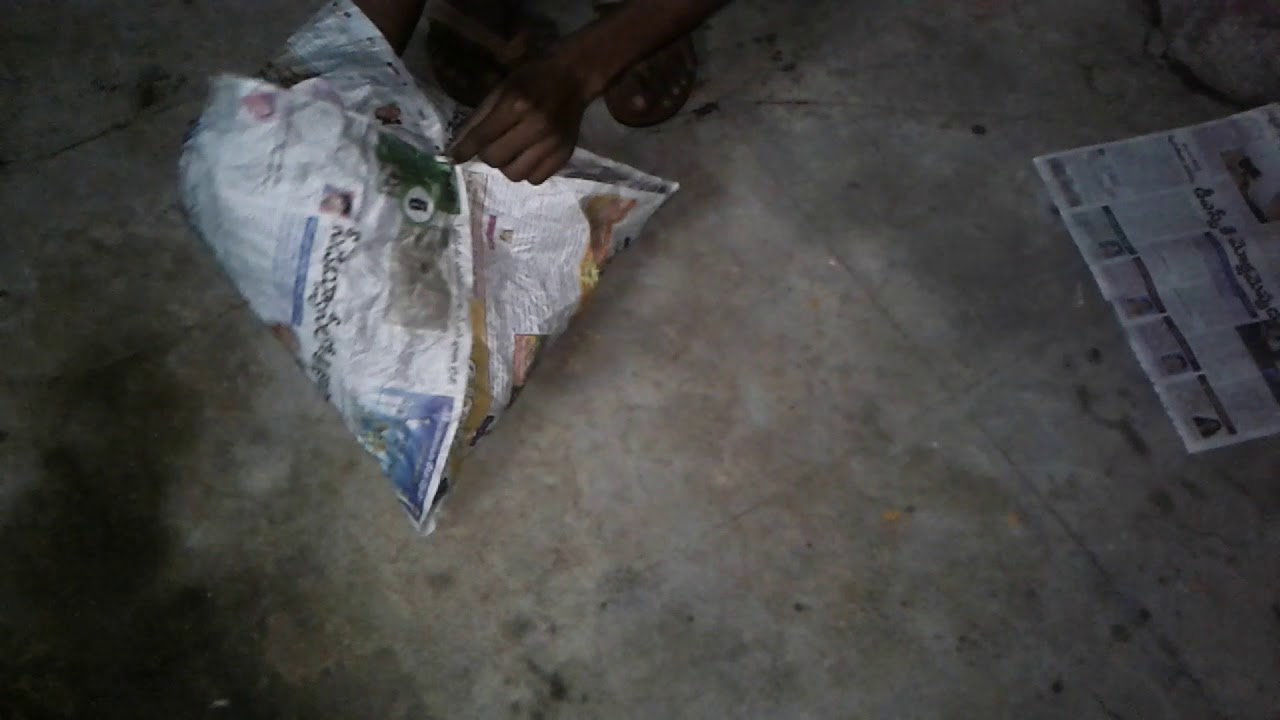News paper parachute - YouTube