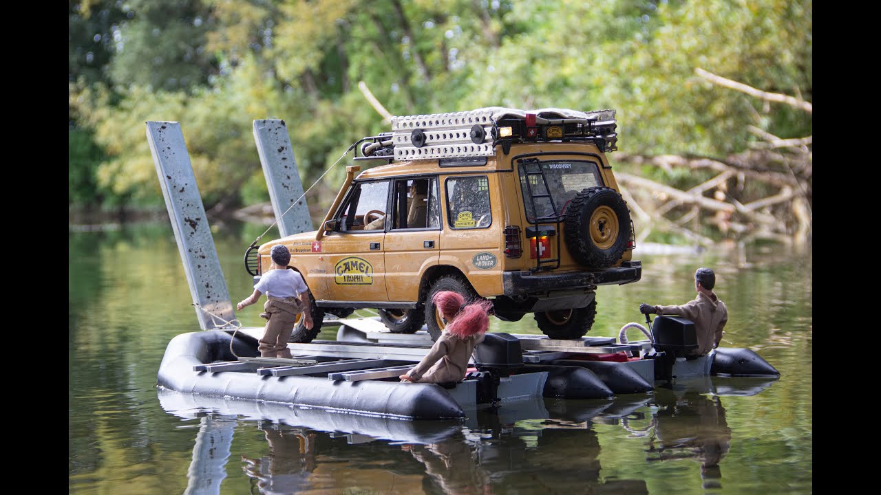 Camel Trophy 1992 RC Raft - YouTube