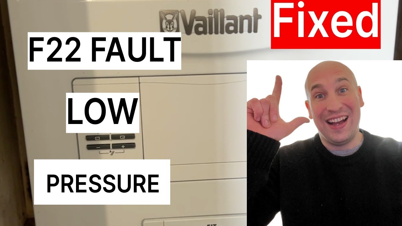 How To Pressurise A Vaillant Ecofit Boiler F22 FAULT YouTube