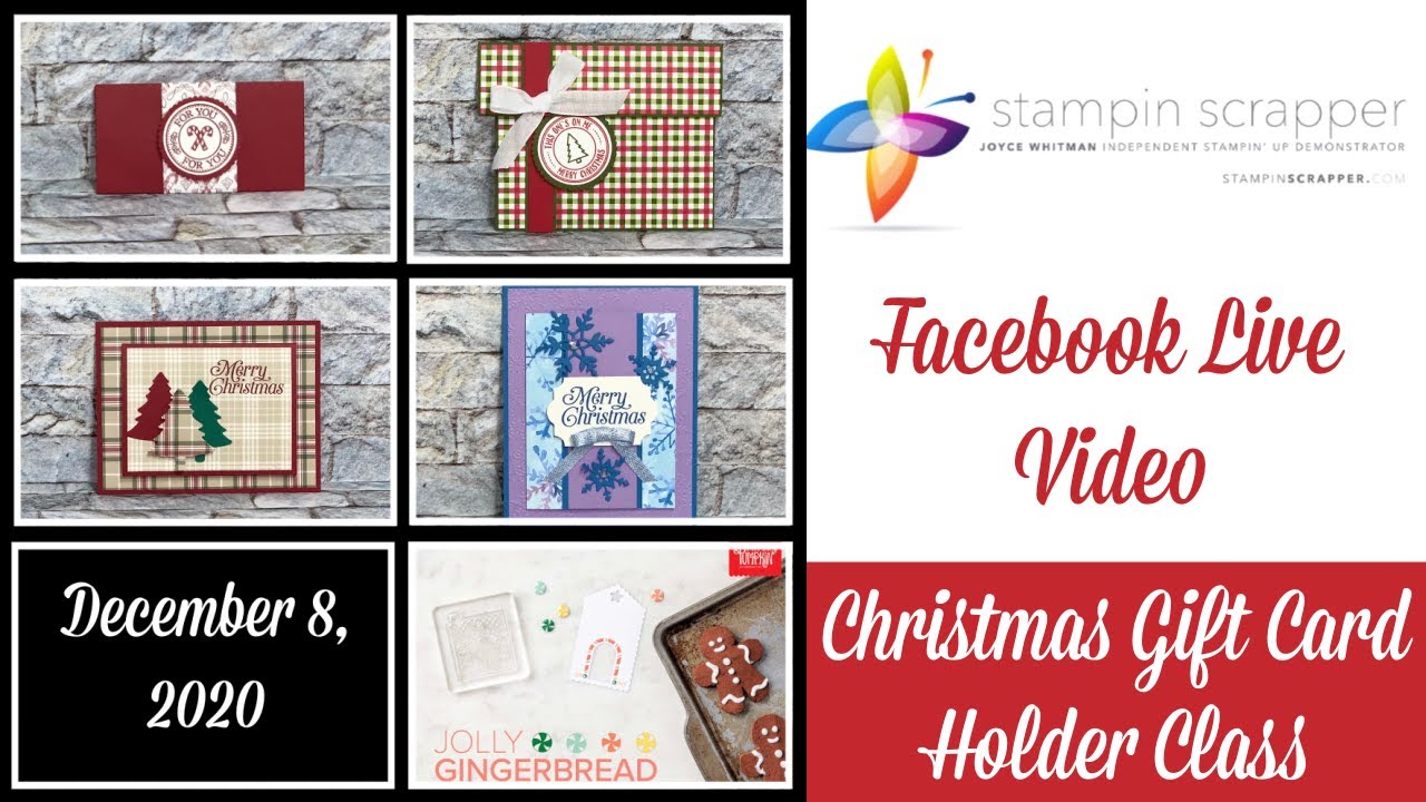 Facebook Live Christmas Gift Card Holder - YouTube