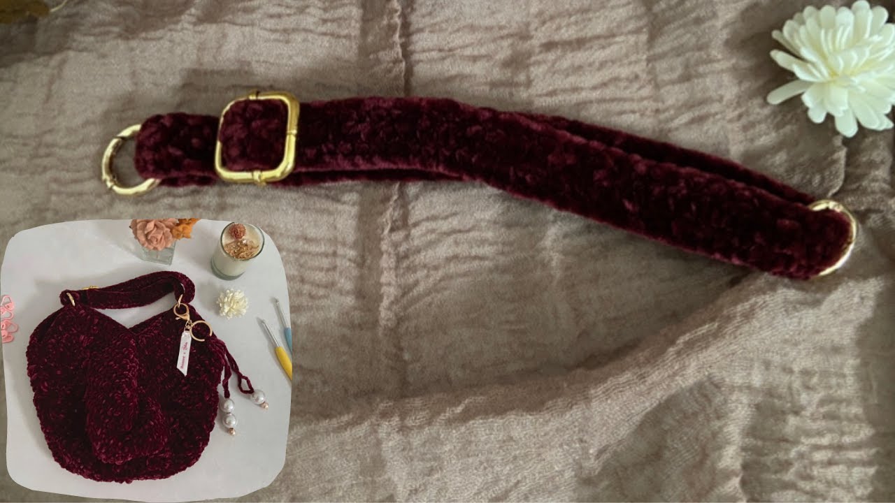 #part3 How To crochet Adjustable Strap Bag tutorial with Single Crochet ...