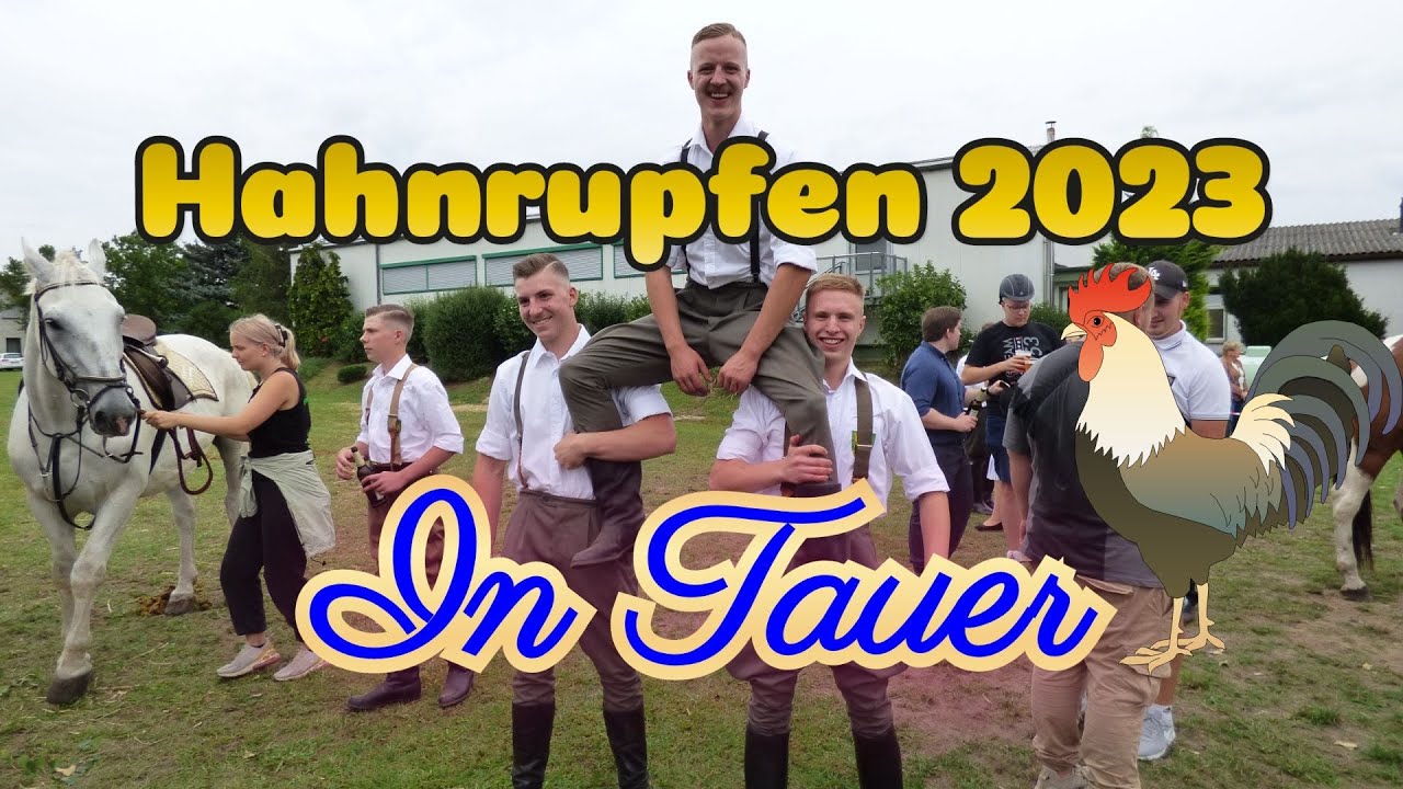 Hahnrupfen in Tauer 2023 #brauch #tradition - YouTube