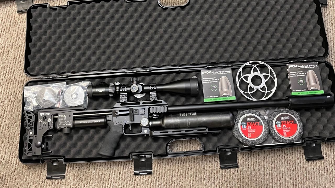 FX Impact .35 Caliber Versus 5 Lb Clay Block - YouTube