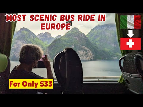 Von Italien in die Schweiz mit FLIXBUS | IST DAS die landschaftlich reizvollste Straße Europas?