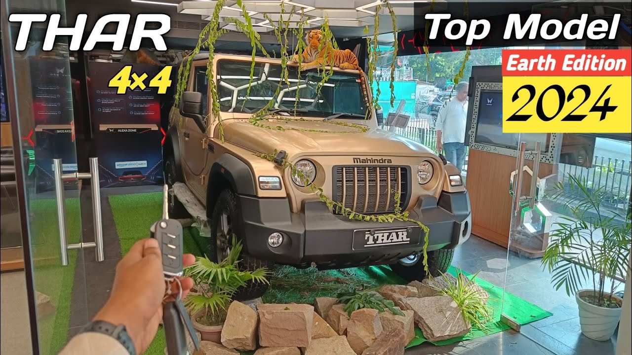 Mahindra THAR Top Model 2024 ️| Thar Earth Edition 4×4 💪 | युवा दिलों ...