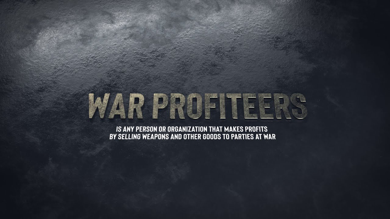 War Profiteers - Infographics animation - YouTube