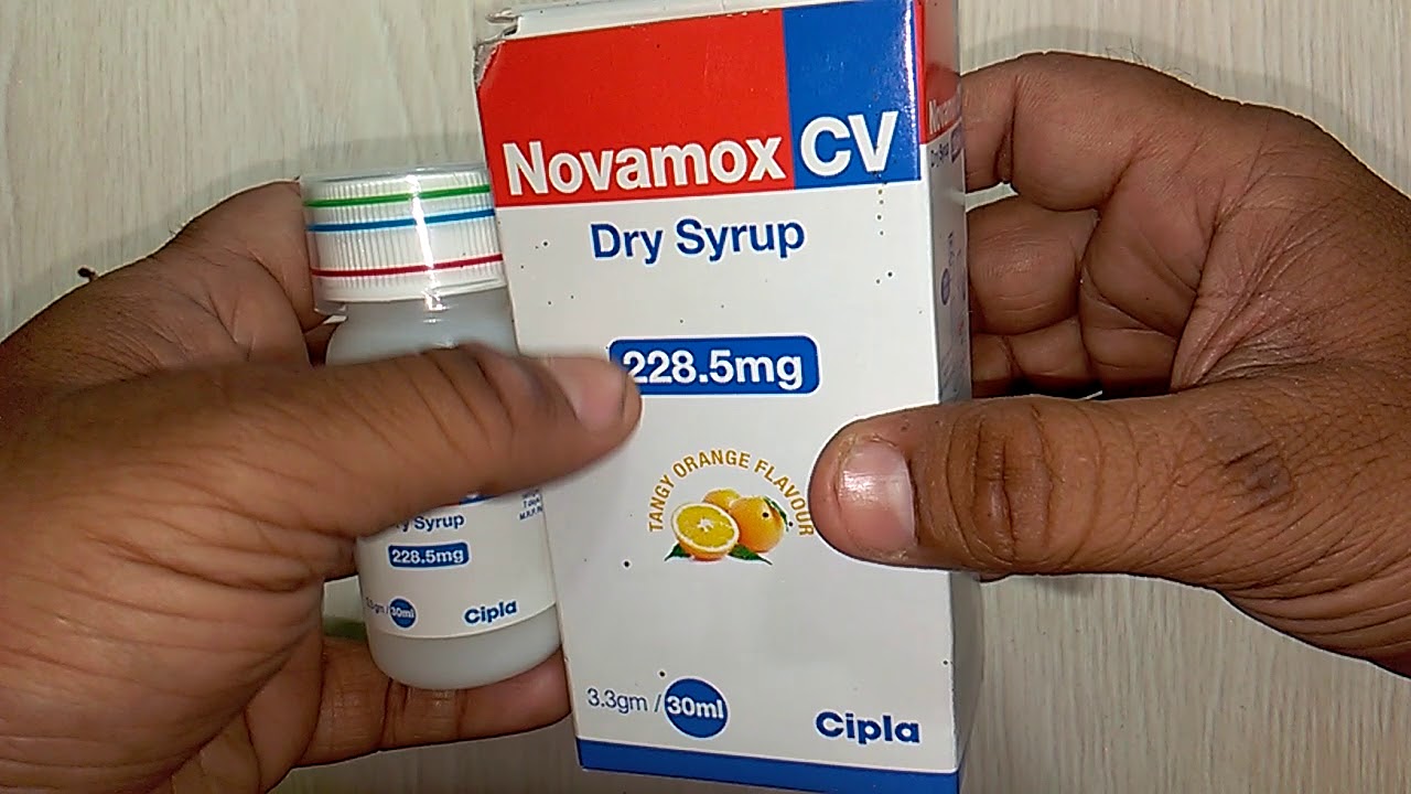 Novamox CV Dry Syrup review बच्चों के निमोनिया,कान,नाक,गले और स्किन के ...