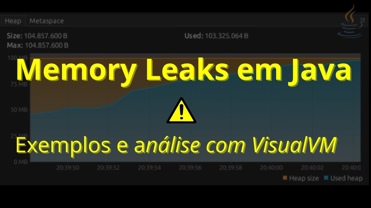 Memory Leaks in Java and VisualVM example - YouTube