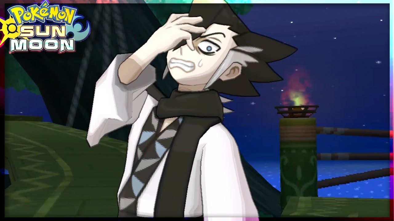 Pokemon Sun & Moon - Battle Tree Grimsley Boss! - YouTube