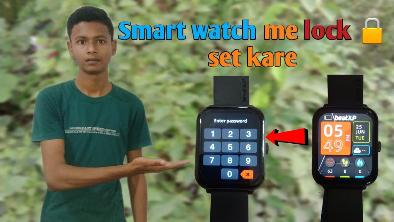 Smart watch me lock 🔒 set kare / beatxp Marv ace / password lock - YouTube