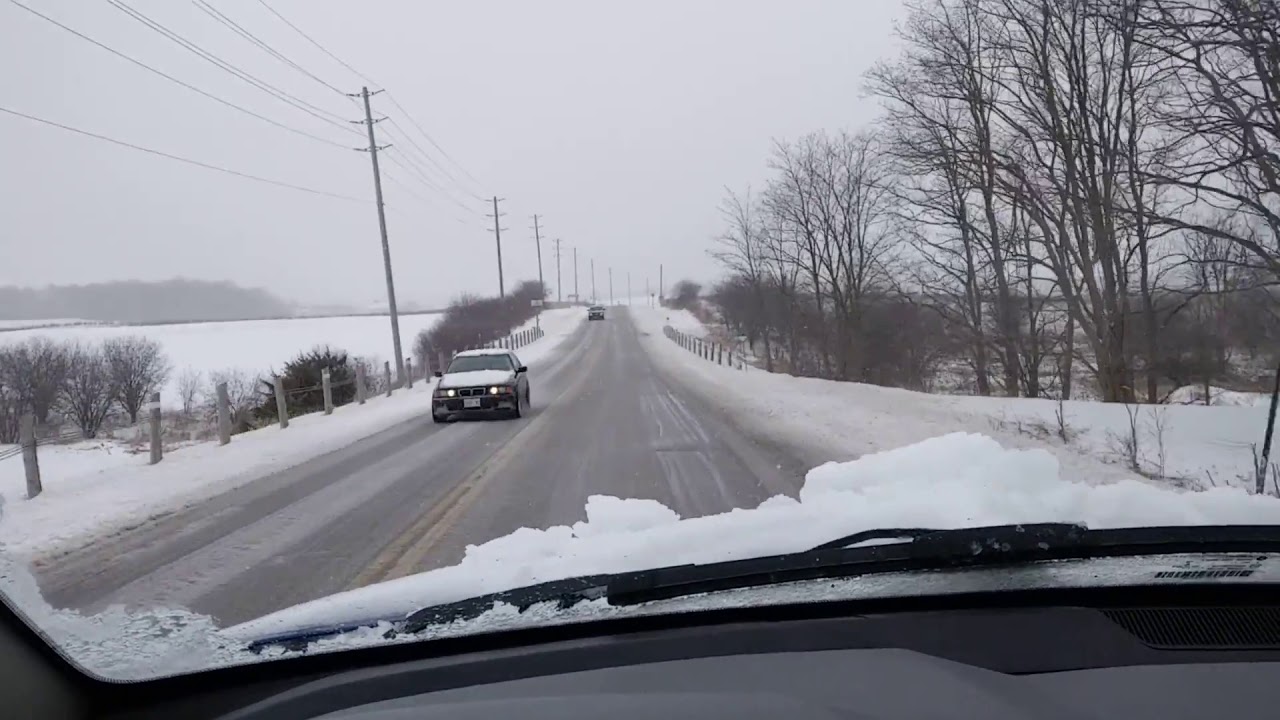 2WD RAM 1500 in an Ice Storm - YouTube