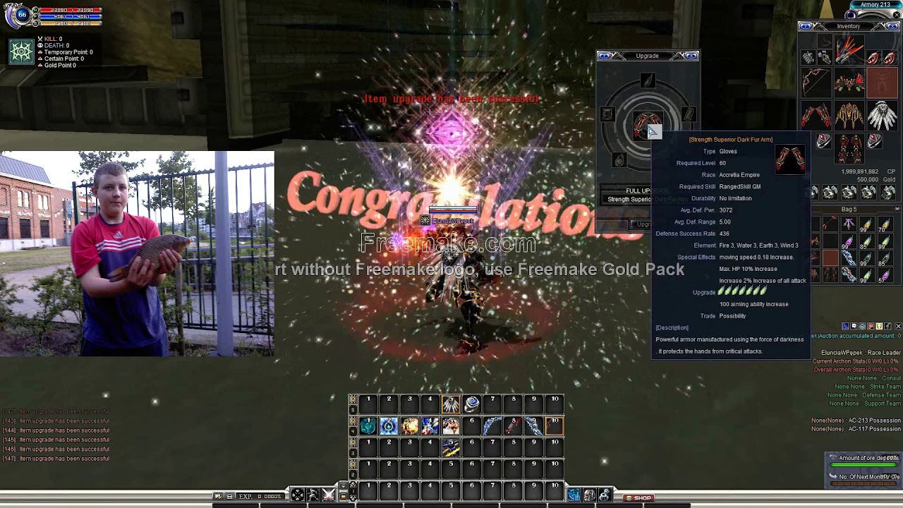 RF online +7 items upgrade - YouTube