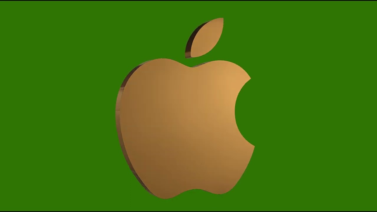 Apple Green Screen Logo - YouTube
