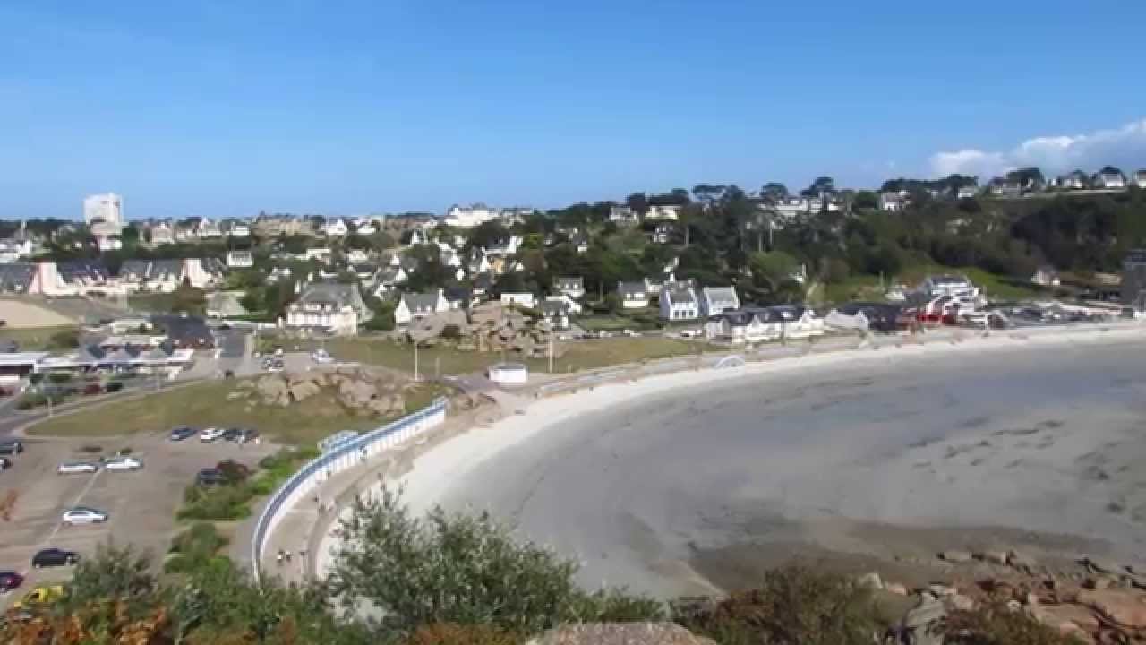 Les roches blanches de Trébeurden - YouTube