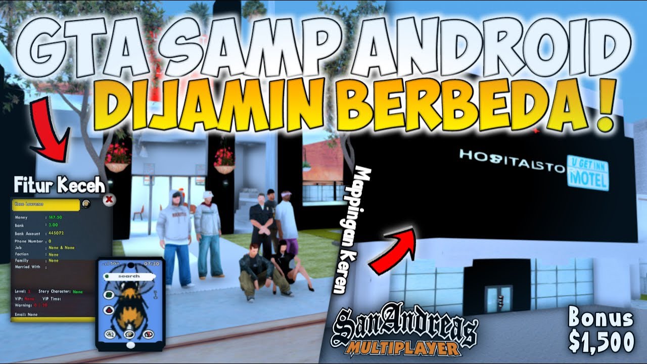 SERVER GTA SAMP ANDROID/PC FITUR GOKIL DAN UNIK !! REVIEW SERVER GTA SAMP ROLEPLAY INDONESIA ...