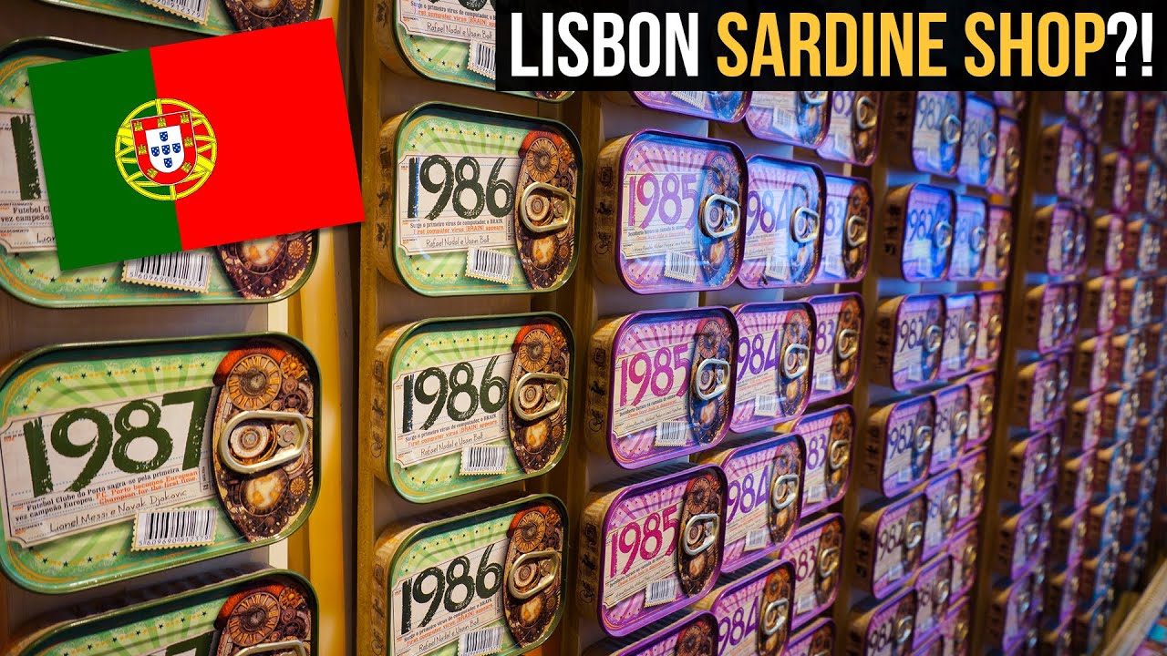 Lisbon store dedicated to SARDINES 🇵🇹 - YouTube