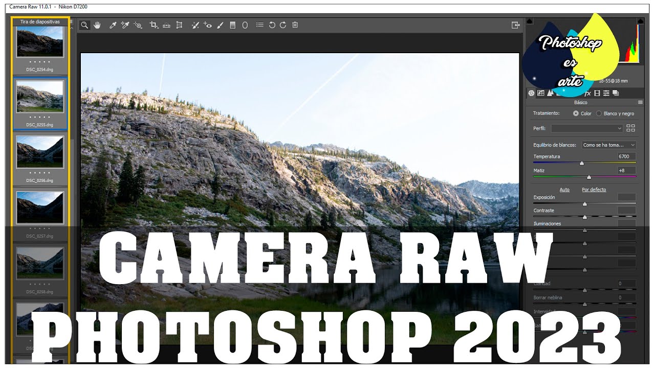 COMO USAR CAMERA RAW EN PHOTOSHOP 2023 - YouTube