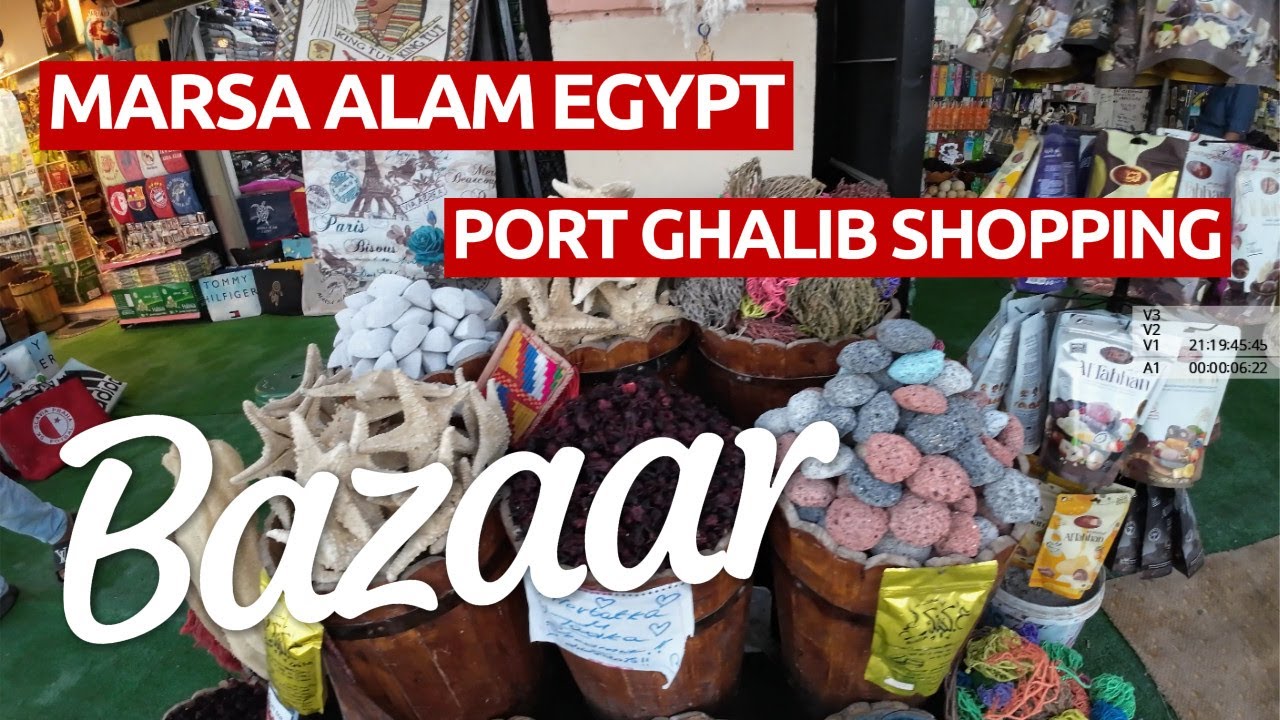 Bazar w Egipcie | Co można kupić | Marsa Alam | Port Ghalib - YouTube