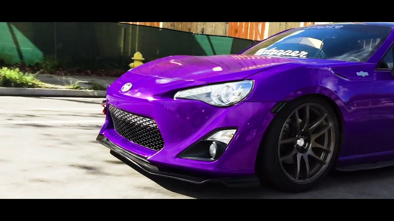 Purple GT86 WRAP CINEMATIC - YouTube