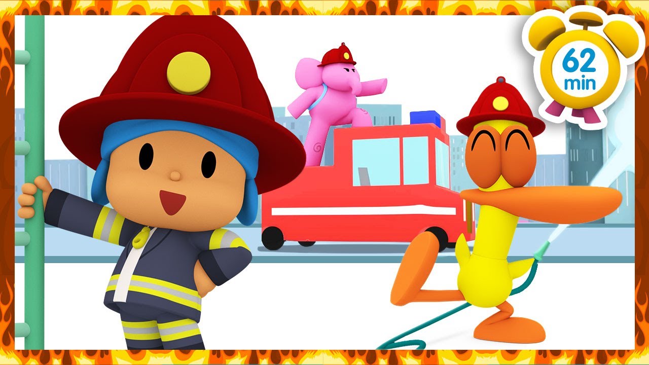 👩‍🚒🔥 POCOYO ITALIANO- Camion dei Pompieri [62 min] | VIDEO e CARTONI ...