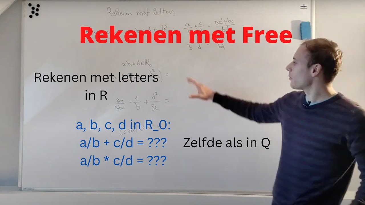 Reële getallen met Free 19 - Rekenen met letters - YouTube