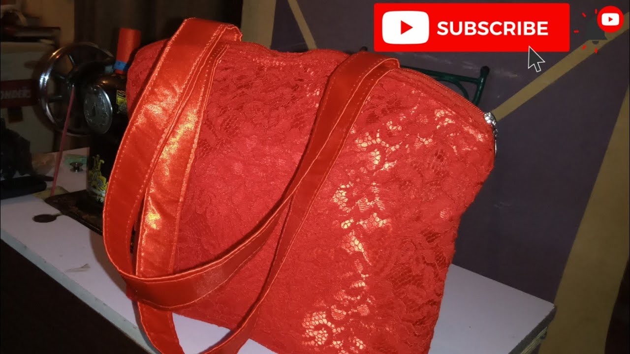 How To Make Handbag at home DIY Part 1 - YouTube