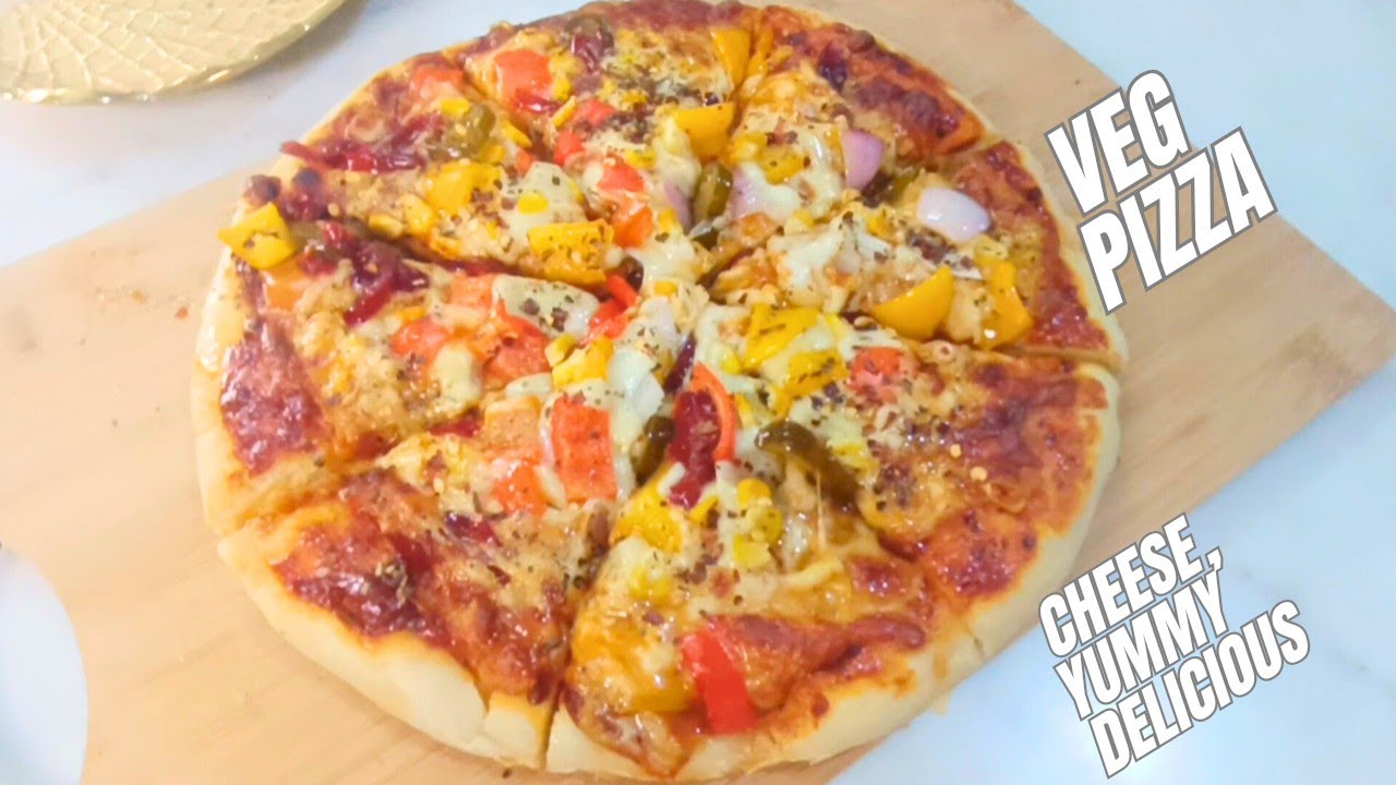 Vegetable Cheese Pizza Recipe | Easiest Way to Make Yummy, Delicious ...
