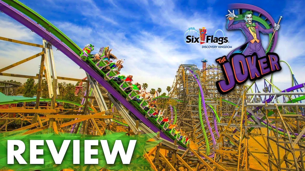 [Review] Joker | Six Flags Discovery Kingdom | RMC Hybrid Coaster - YouTube