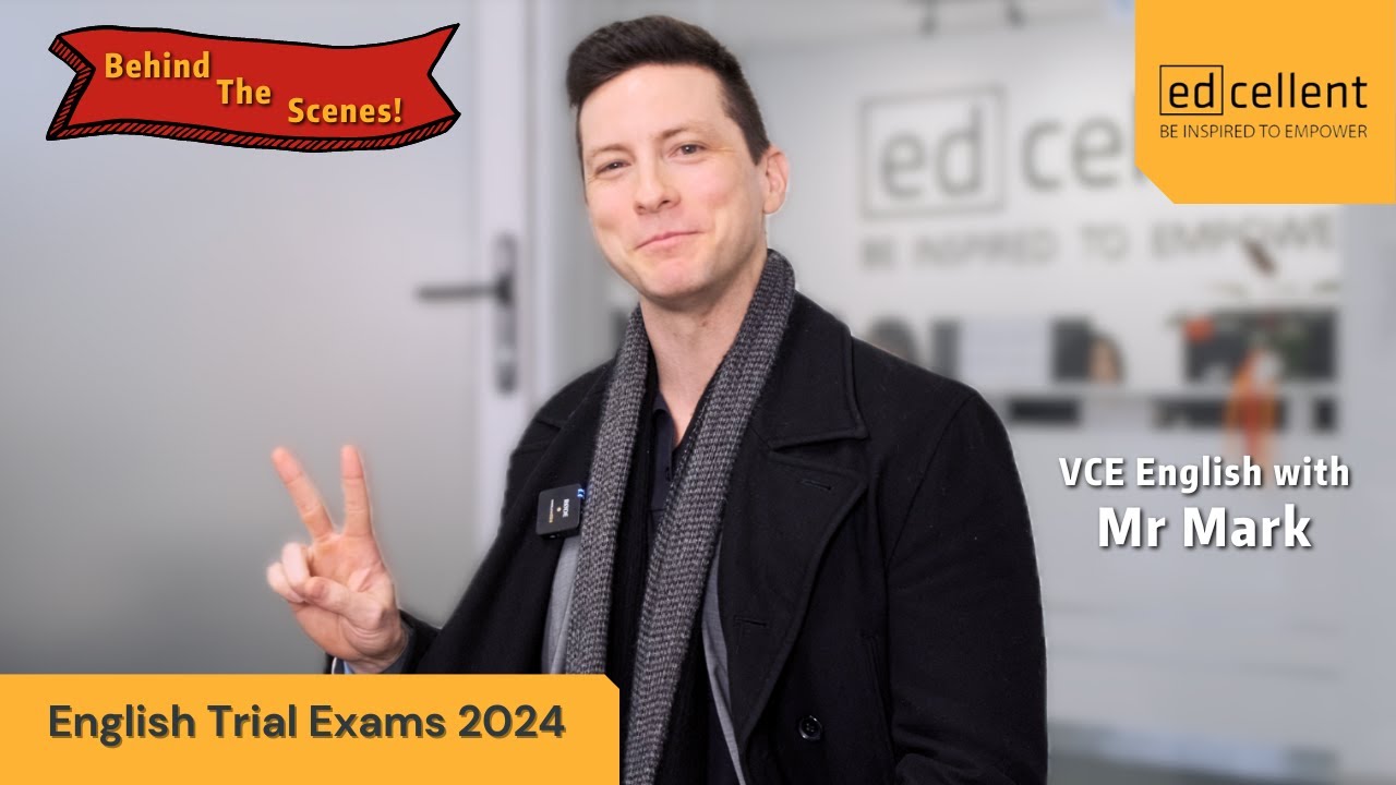 Going behind the scenes with Mr Mark | #VCE #IB #Edcellent English ...