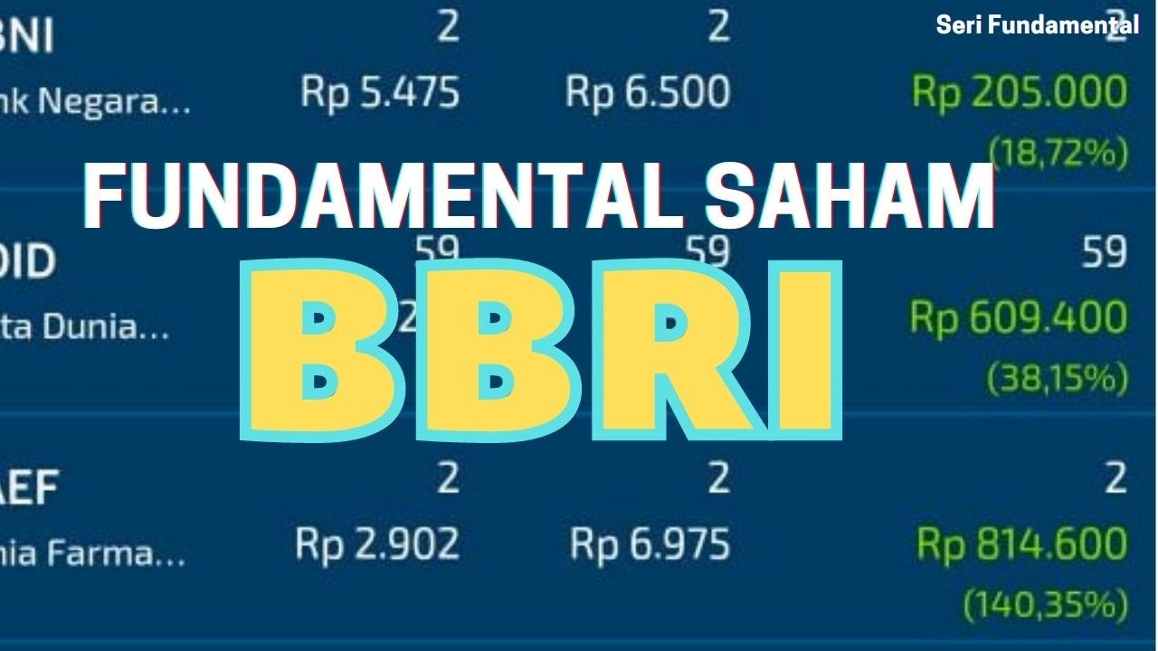 Saham BBRI - Bank Rakyat Indonesia (persero) Tbk. - YouTube