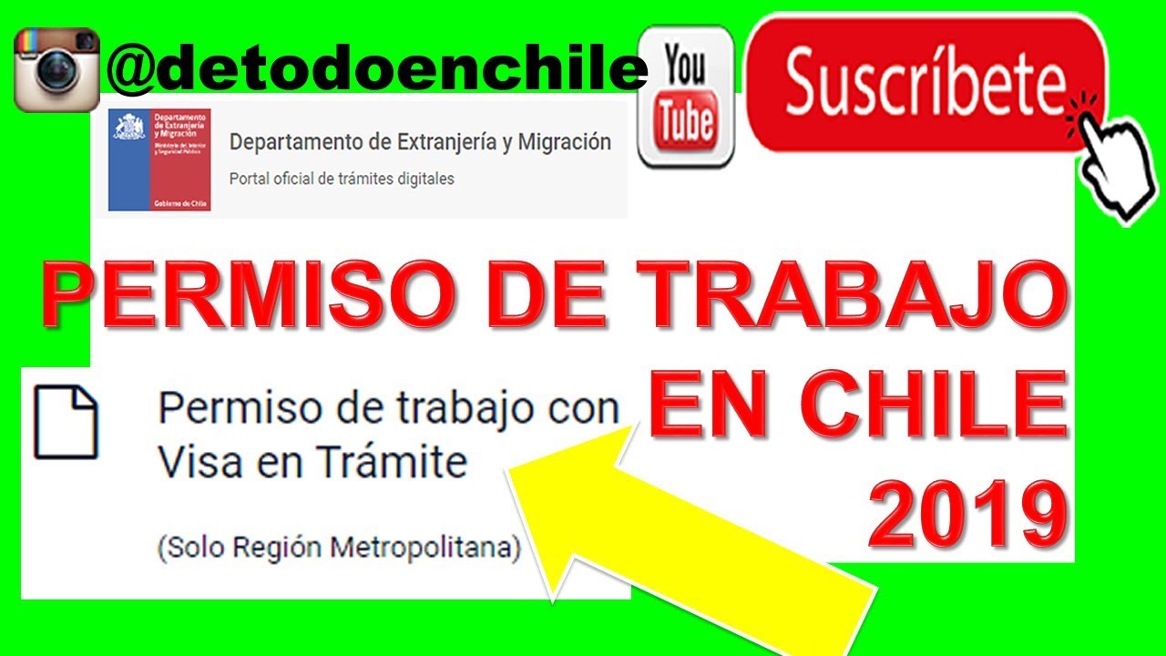 COMO DESCARGAR EL PERMISO DE TRABAJO EN CHILE 2019🔥🔥🔥 - YouTube