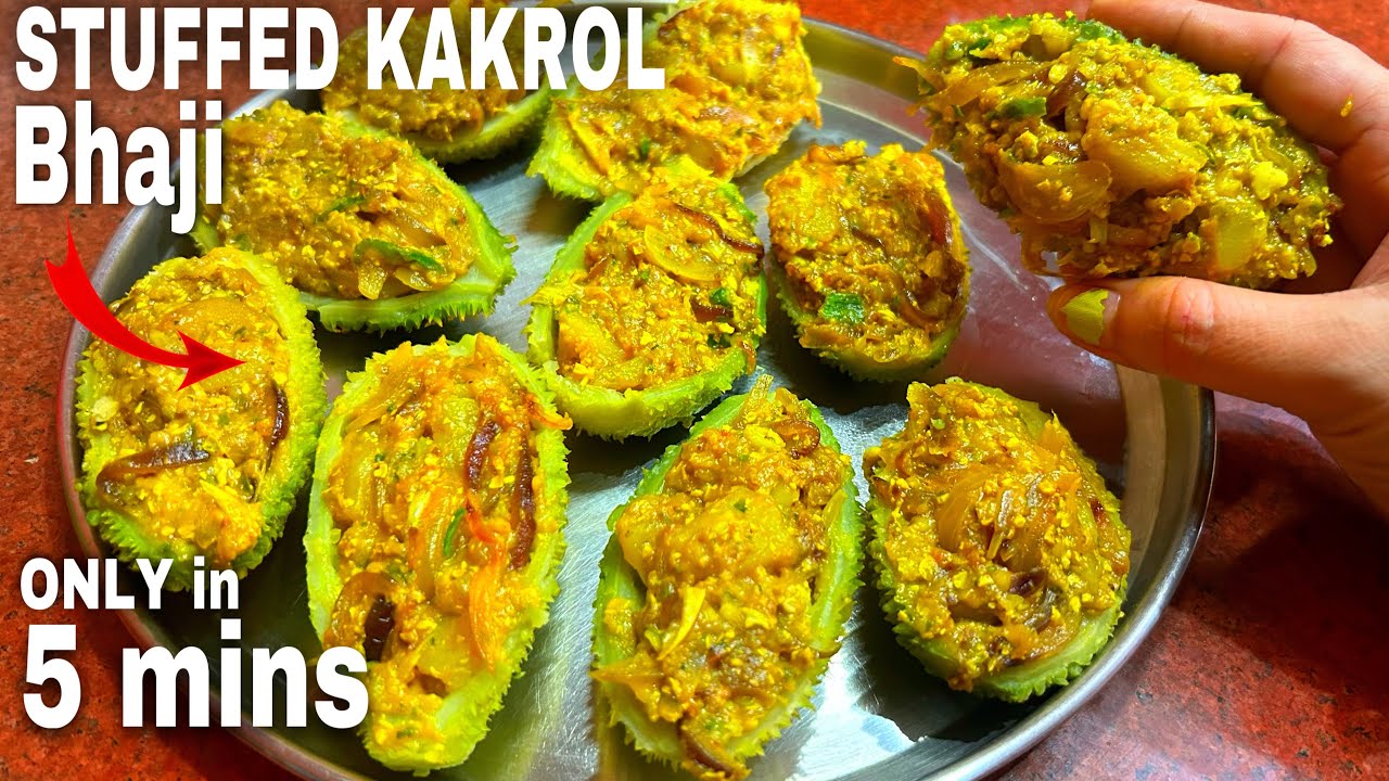 STUFFED BHAT KARELA PUR Recipe in Super Easy Way |Tasty & Crispy Pur ...