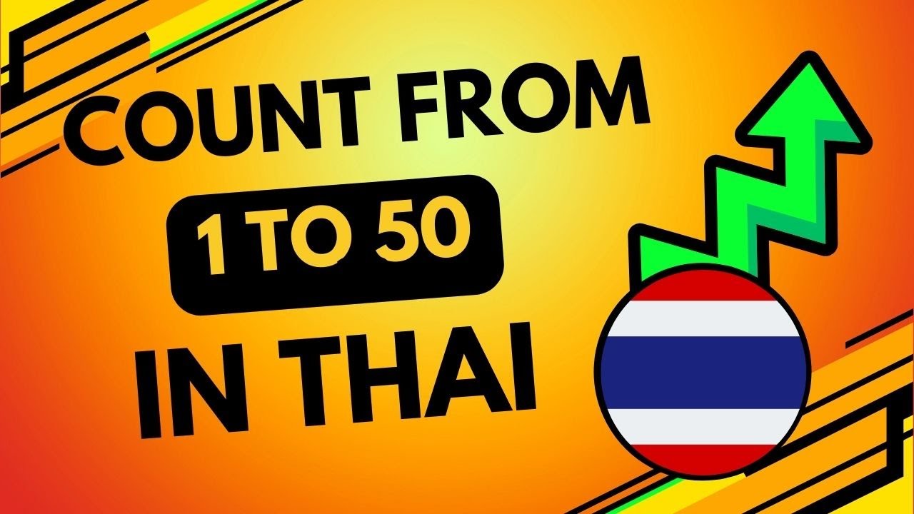 Learn how to count in Thai from 1 to 50 #thai #counting #thailand # ...