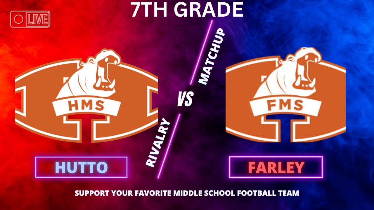 Farley Hippos vs Hutto Hippos 7th Grade - YouTube