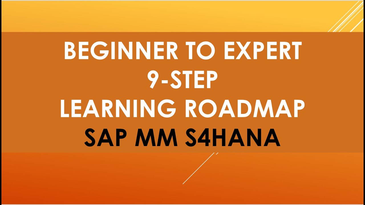 sap mm learnings roadmap | steps to become sap mm consultant | beginner ...