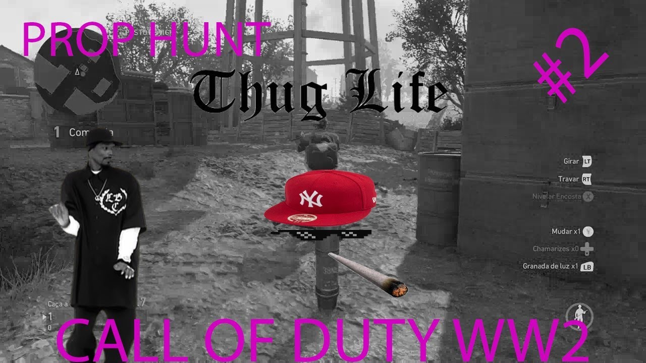 PROP HUNT Call Of Duty WW 2 - Thug Life #2 - YouTube