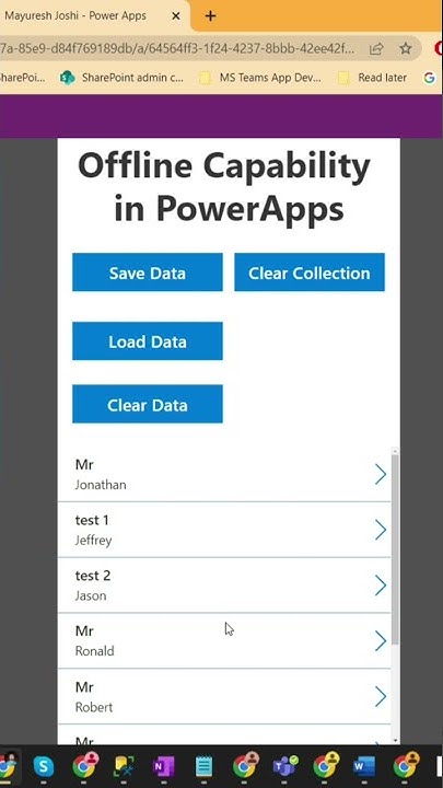 Offline capability in PowerApps #shorts 76 - YouTube