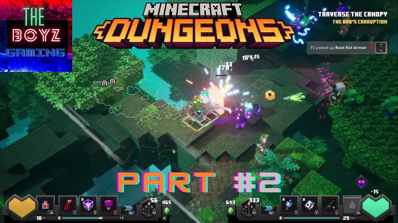 The New Meaning For AFK | Minecraft Dungeons 2 Player Gameplay ...
