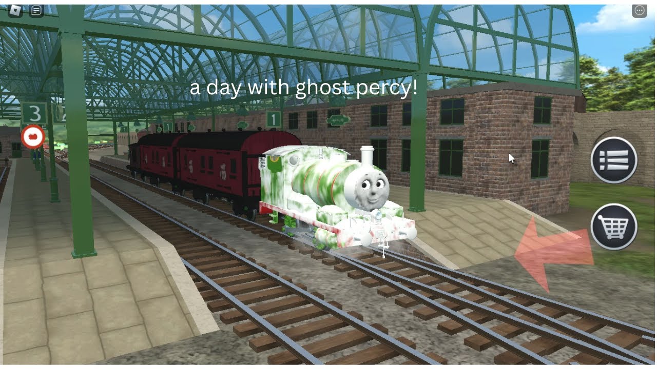 a day with ghost percy in sodor simulator roblox! - YouTube