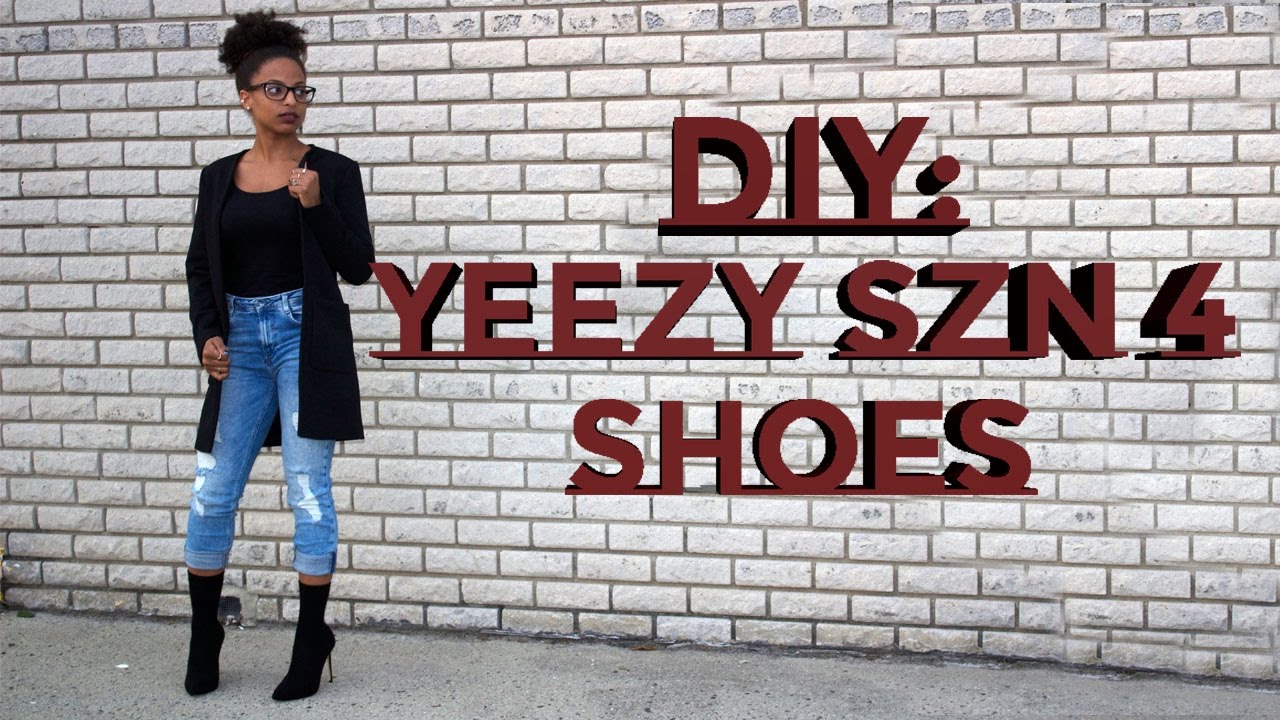 DIY: Kanye West Yeezy Shoes Season 4 | PeigyStyles - YouTube