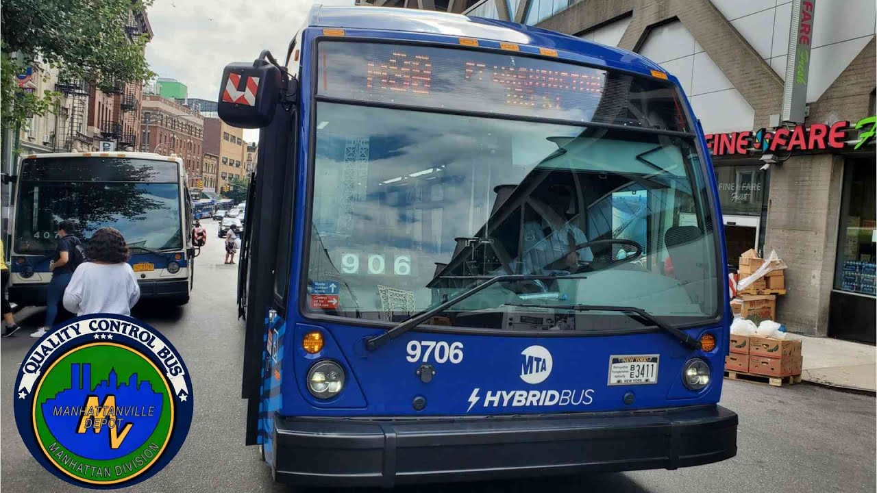 NYCT || 2021 [Volvo Group] Novabus LFS HEV 9706 [ Audio Recording ...