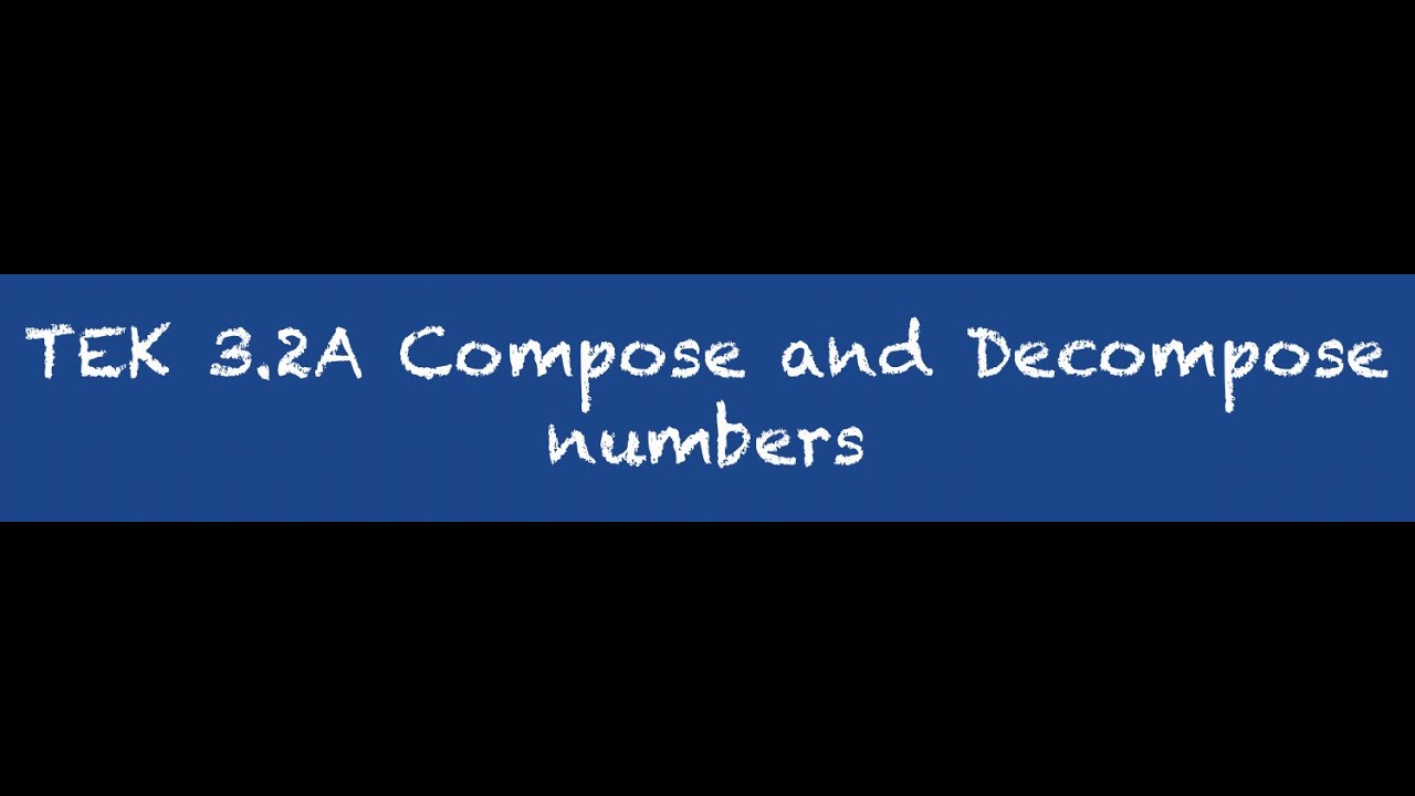 3 2A Compose And Decompose Numbers Lesson A YouTube 3-2a-compose-and-decompose-numbers-lesson-a-youtube