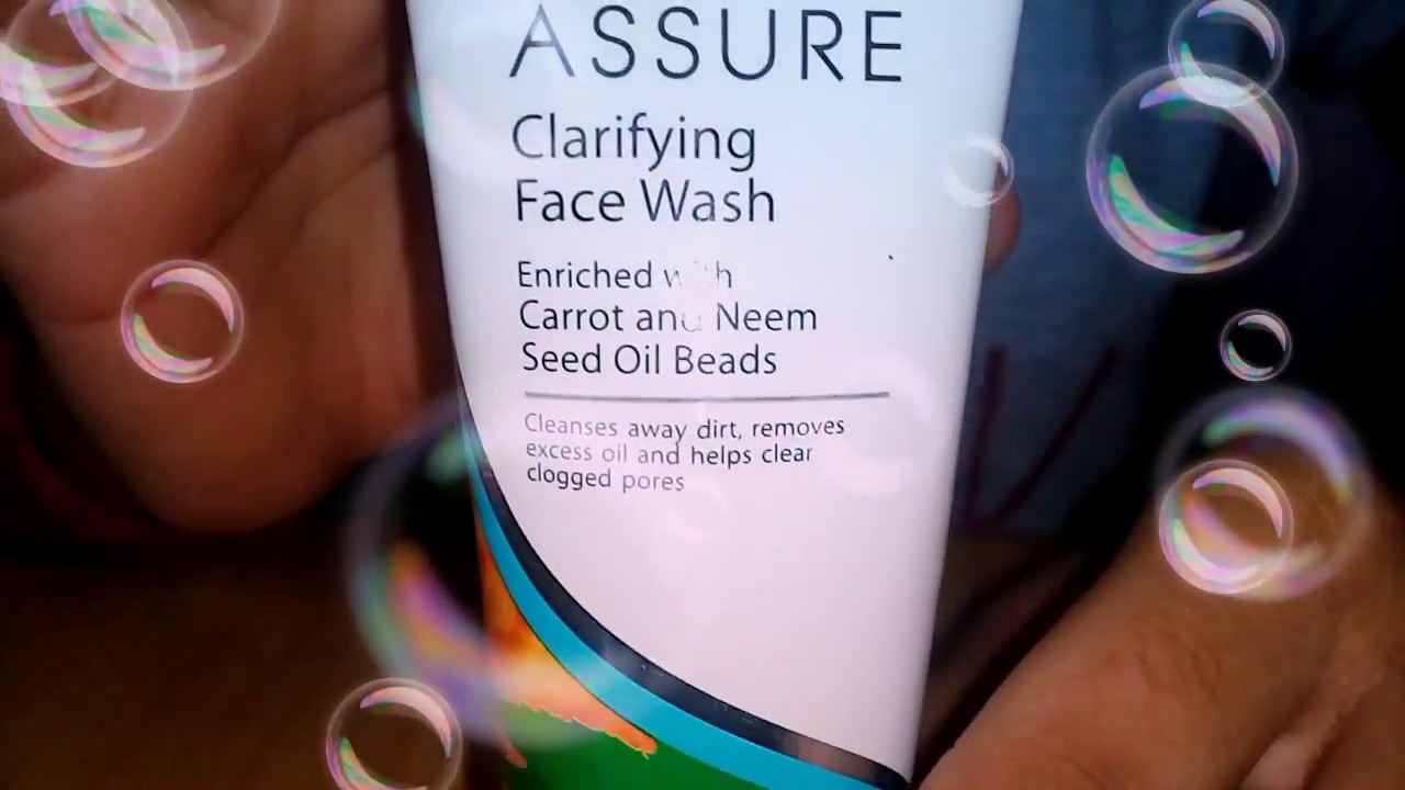 Assure clarifying face wash - YouTube