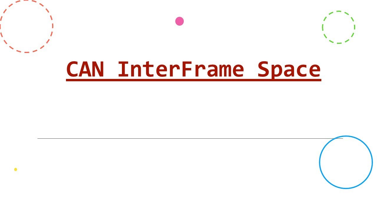 8 - CAN Interframe space - YouTube