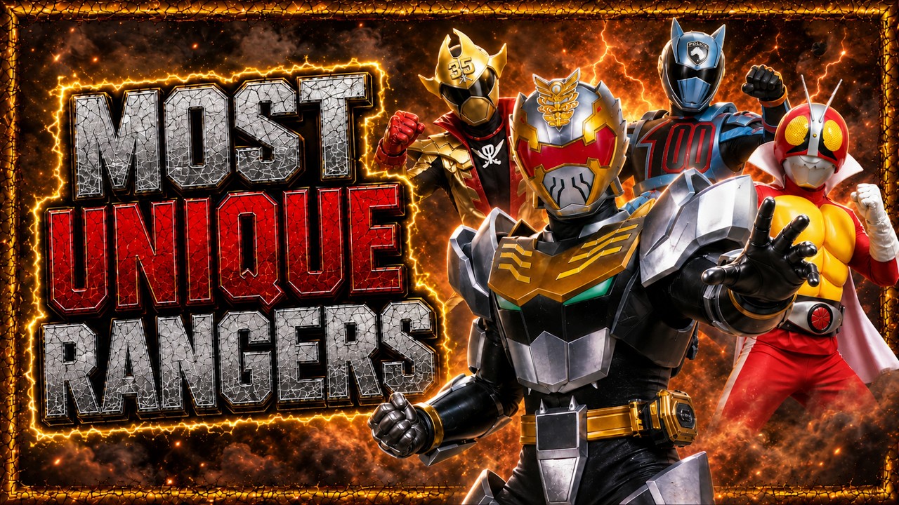 Top 20 Most UNIQUE RANGERS From SUPER SENTAI - The Groundbreaking ...