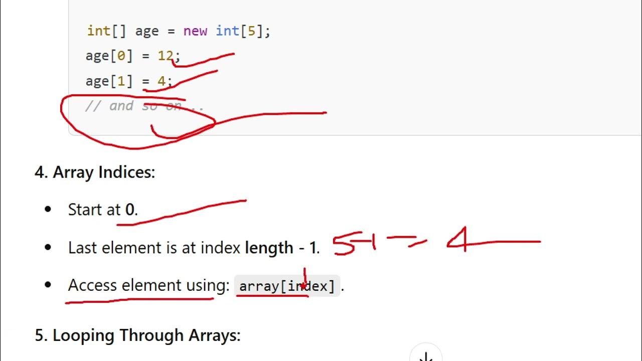 Java Arrays – Quick Exam Reference - YouTube