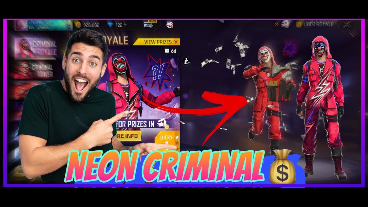 NEON CRIMINAL BUNDLE IS HERE 💎💸 || FREE FIRE VAMPIRO YT🔴 - YouTube
