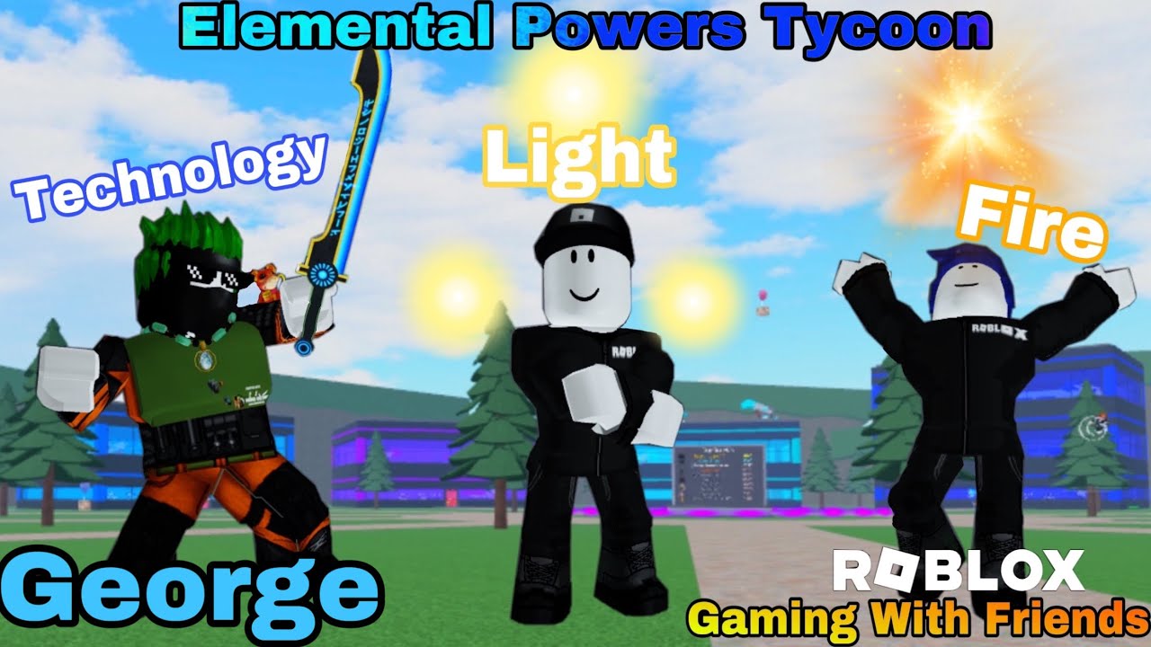 Roblox Elemental Power Tycoon: friends battles! - YouTube